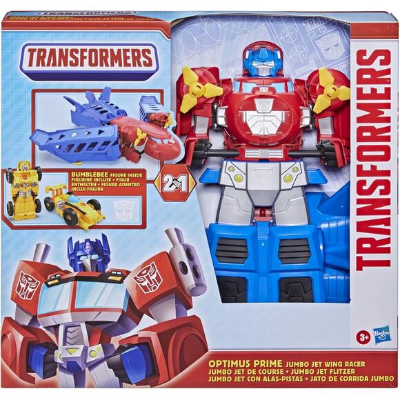 Mattel | Toys | Transformers Optimus Prime Jumbo Jet Wing Racer Playset ...